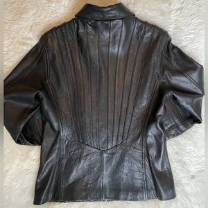Avanti | Jackets & Coats | Avanti New York Black Leather Jacket | Poshmark